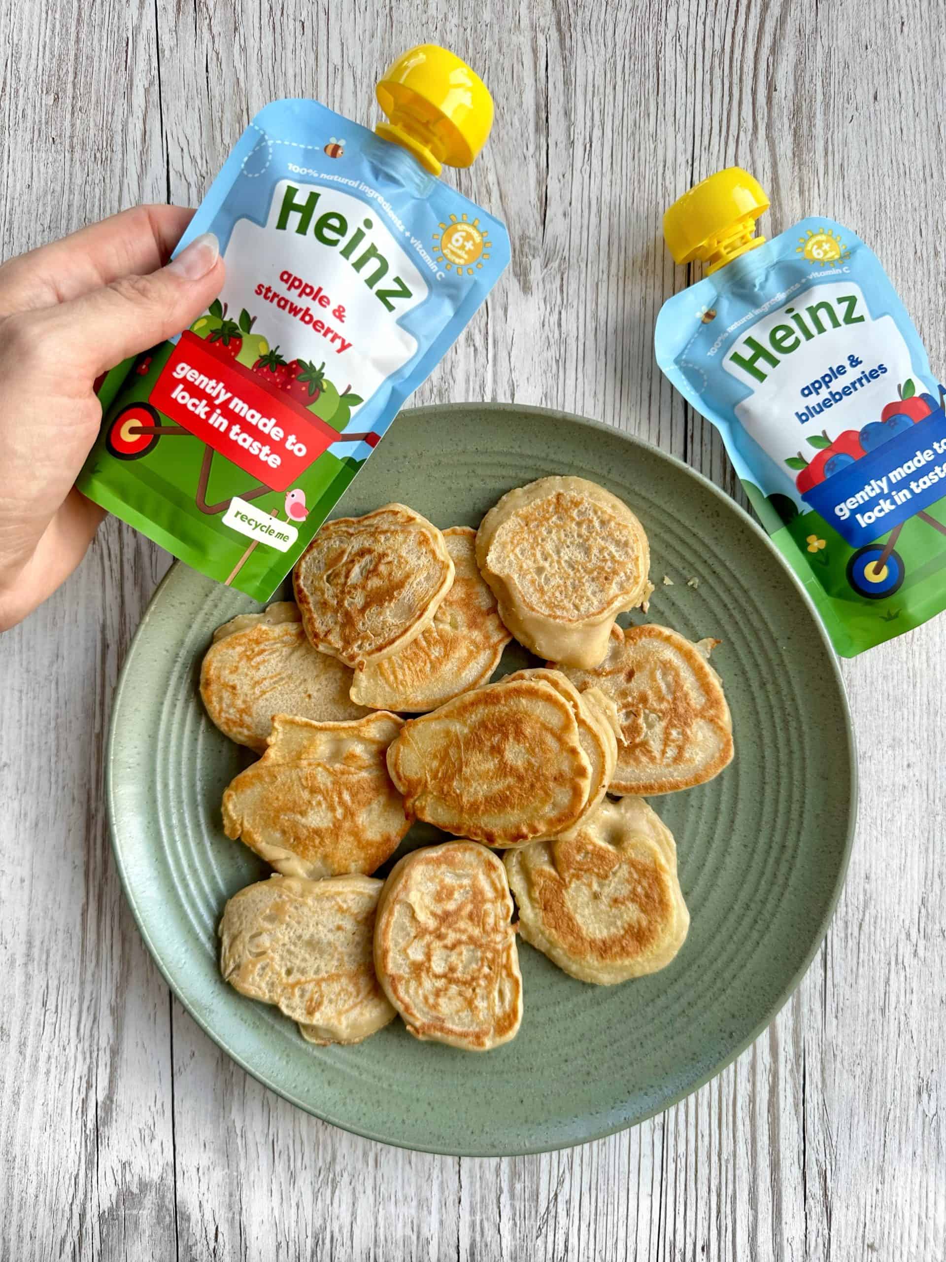 Baby Led Weaning Puree Pouch Pancakes - This Bristol Mum